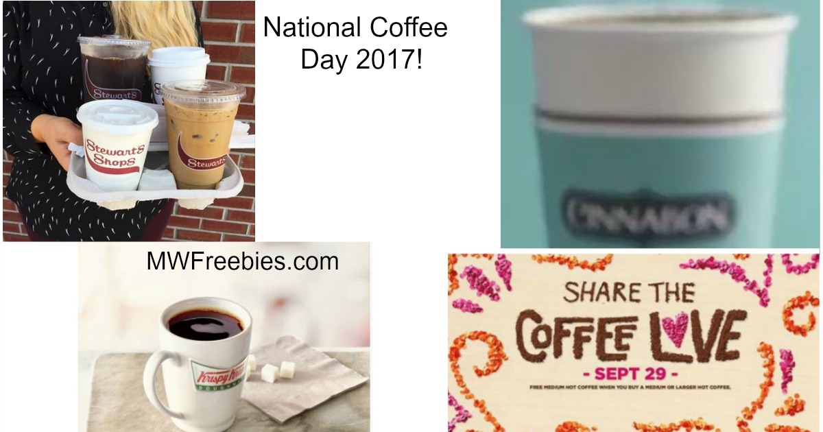 Places to Get FREE Coffee! (9/29) - MWFreebies