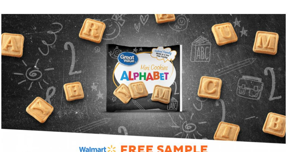 YUM! FREE Great Value Alphabet Cookies at Walmart! - MWFreebies
