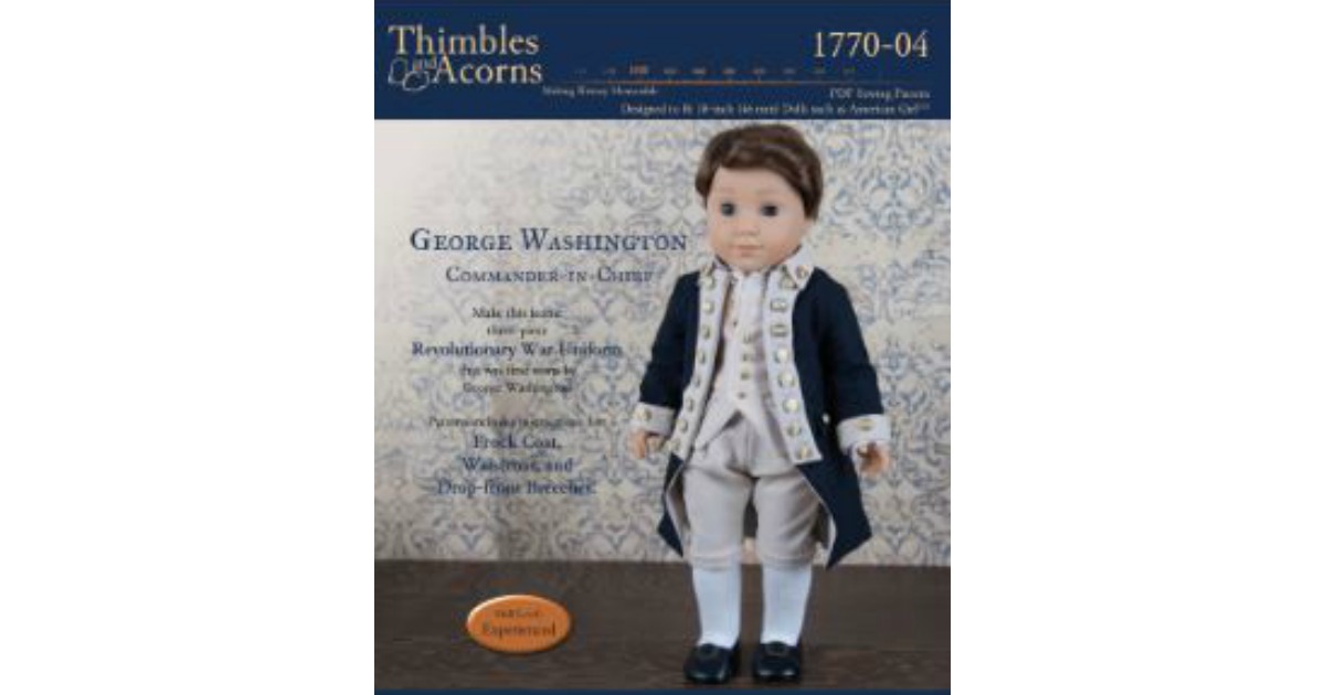 FREE George Washington, Commander In Chief For 18" Dolls Clothes ...