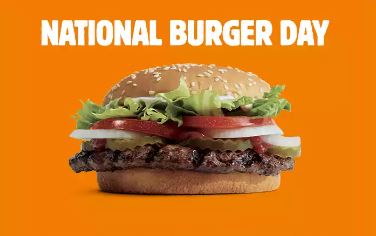 FREE Whopper for National Burger Day at Burger King! (App required ...