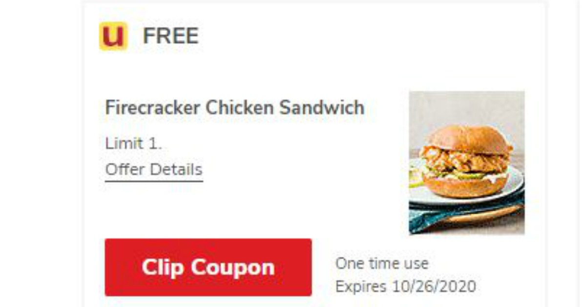 Free Firecracker Chicken Sandwich @ Acme Markets! - MWFreebies