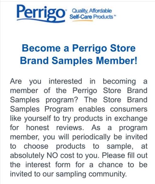 Perrigo Archives - MWFreebies