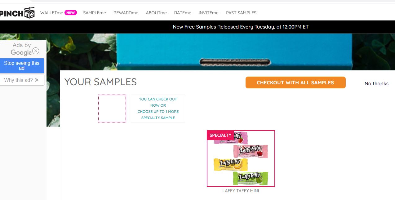 Check Your PINCHme Account! I Got A Laffy Taffy Mini! - MWFreebies Check Your PINCHme Account! I Got A Laffy Taffy Mini! - MWFreebies