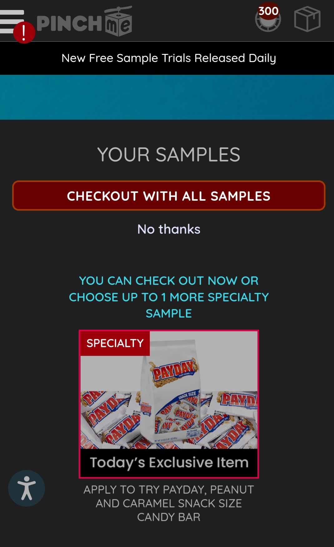 Check Your PINCHme Account For Payday Peanut & Caramel Snack Size Candy ...