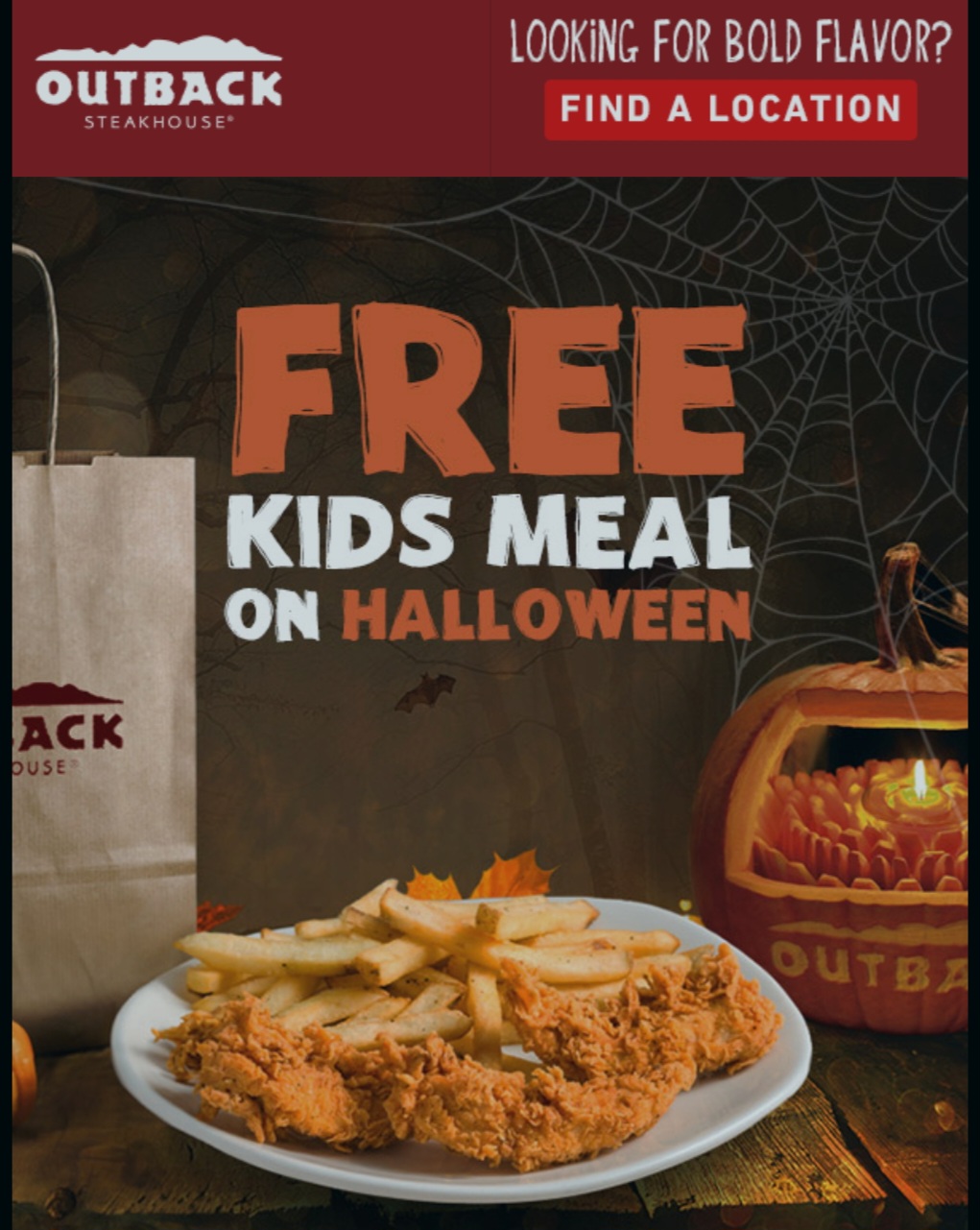 Kids Eat FREE @ Outback Steakhouse Today Only! - MWFreebies
