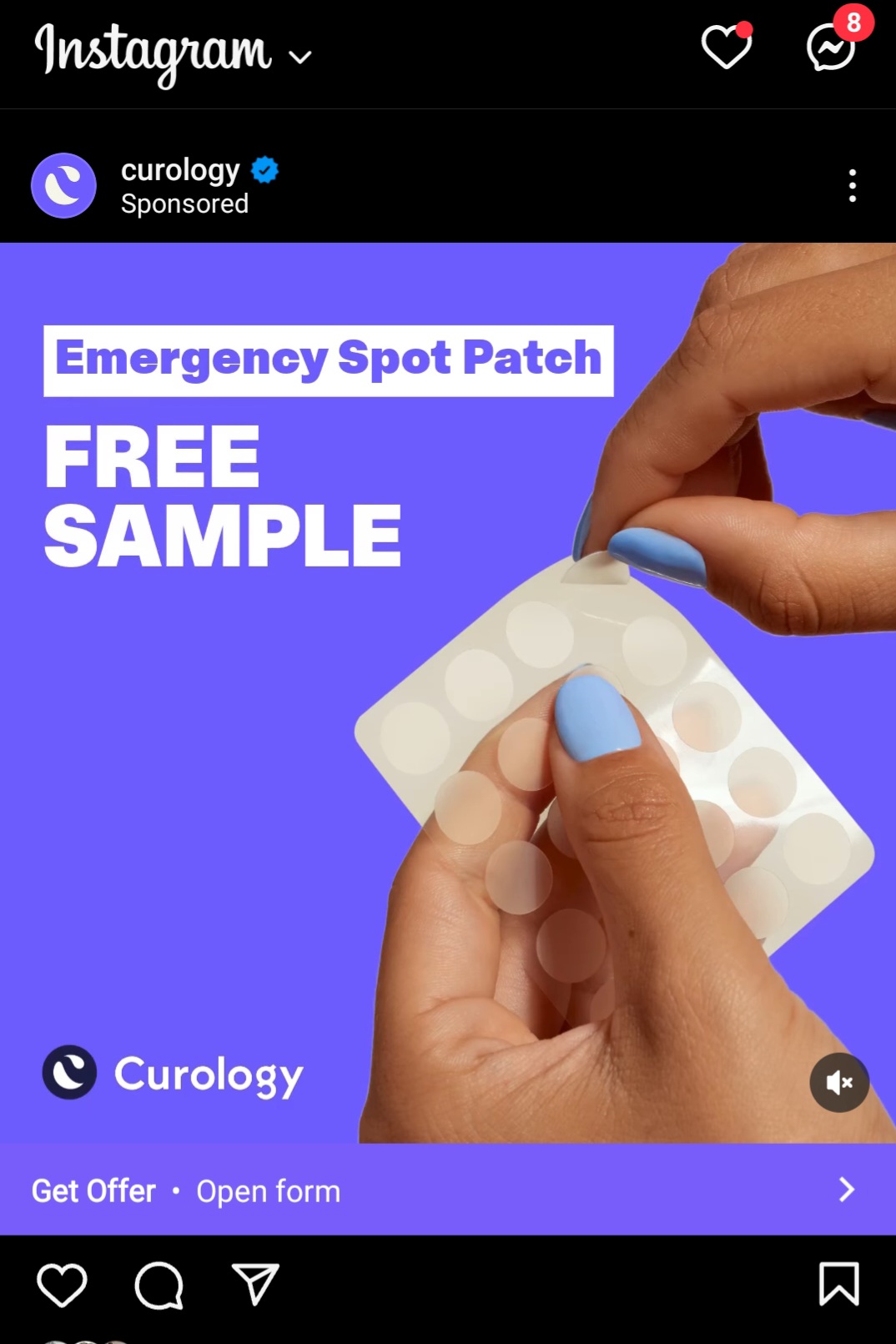 FREE Curology Emergency Spot Pimple Patches Sample! (select Instagram ...