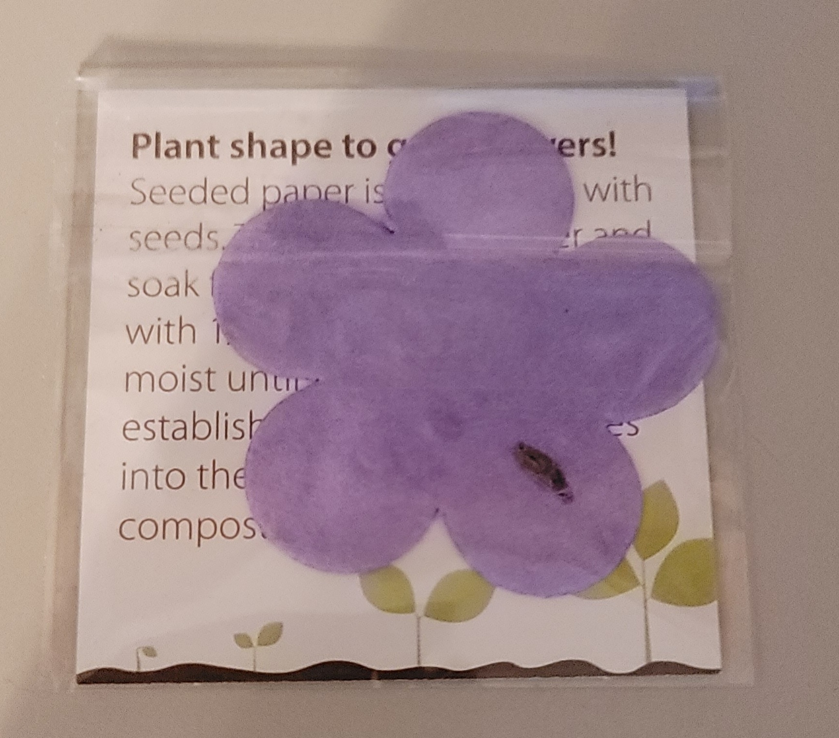 FREE Sprout Into Action Plantable Flower Seed Paper! - MWFreebies