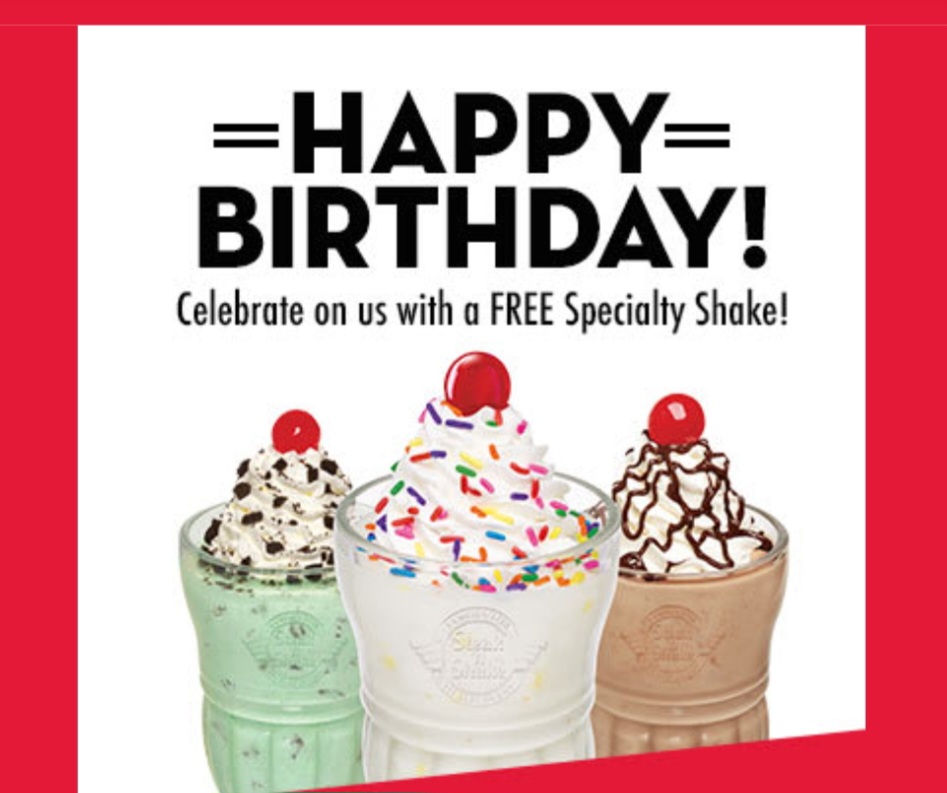FREE Specialty Shake For Your Birthday From Steak 'n Shake! (app ...